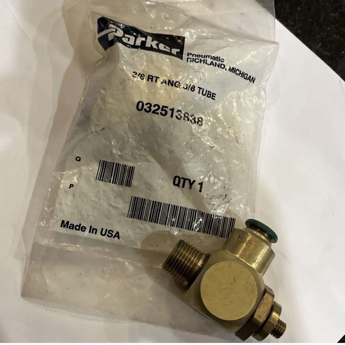 Parker Brass Flow Control Valve 3/8 Tube 3251-3838 for sale online | eBay