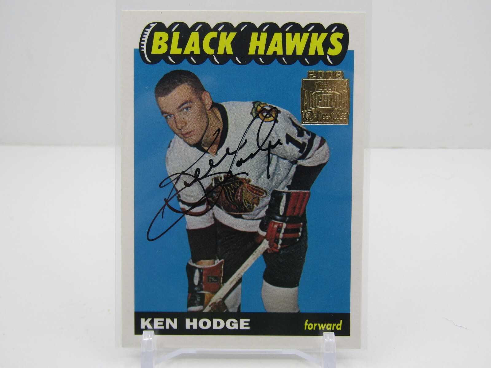 KEN HODGE 2002 TOPPS ARCHIVES AUTOGRAPH AUTO! BLACKHAWKS! | eBay