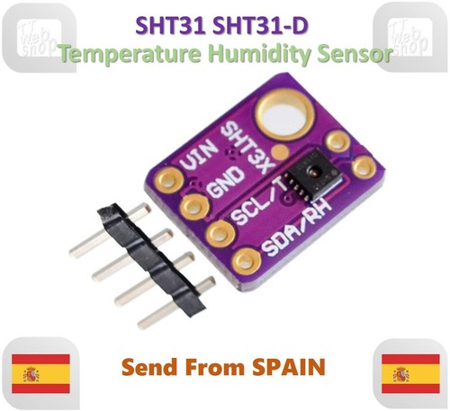 SHT31 Temperature & SHT31-D Humidity Sensor module Breakout Weather ...