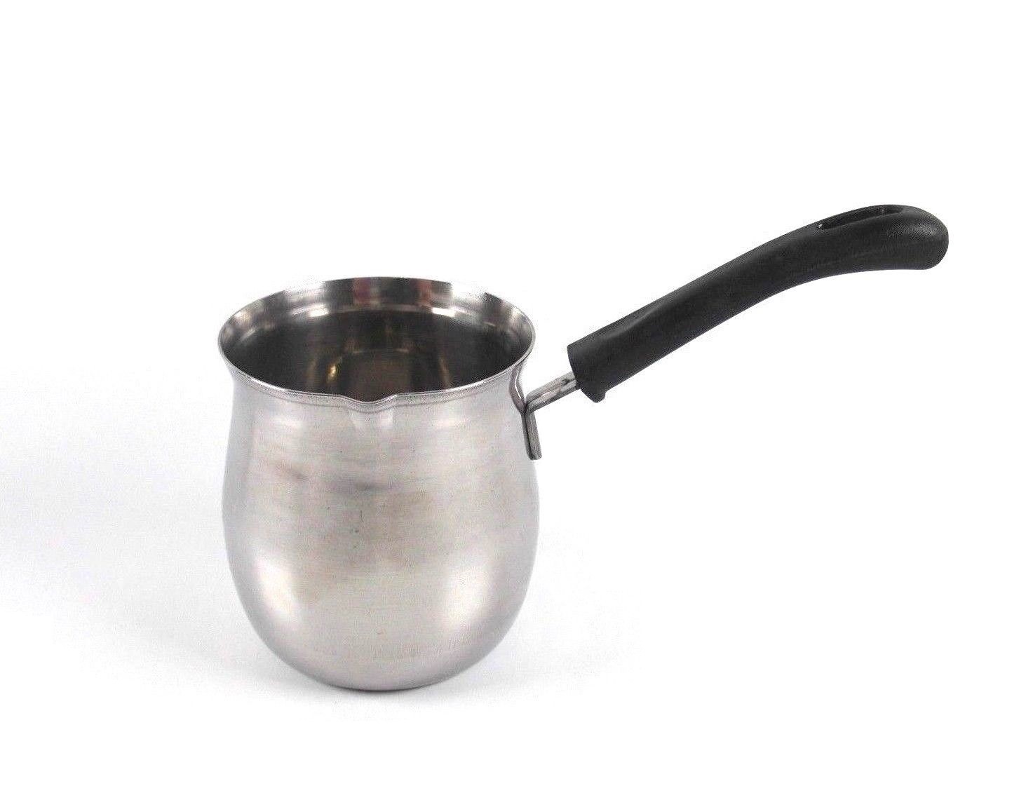 450/650/850ml/1L Finjan -Stainless Steel Coffee Pot Cezve Turkish ...