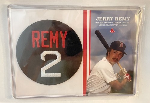 Official 2022 Jerry Remy Memorial Jersey Patch - Boston Red Sox Real ...