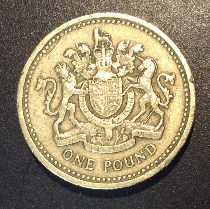 British 1 Pound Coin dated 1983 (first year for 1 pound coin‼️) | eBay