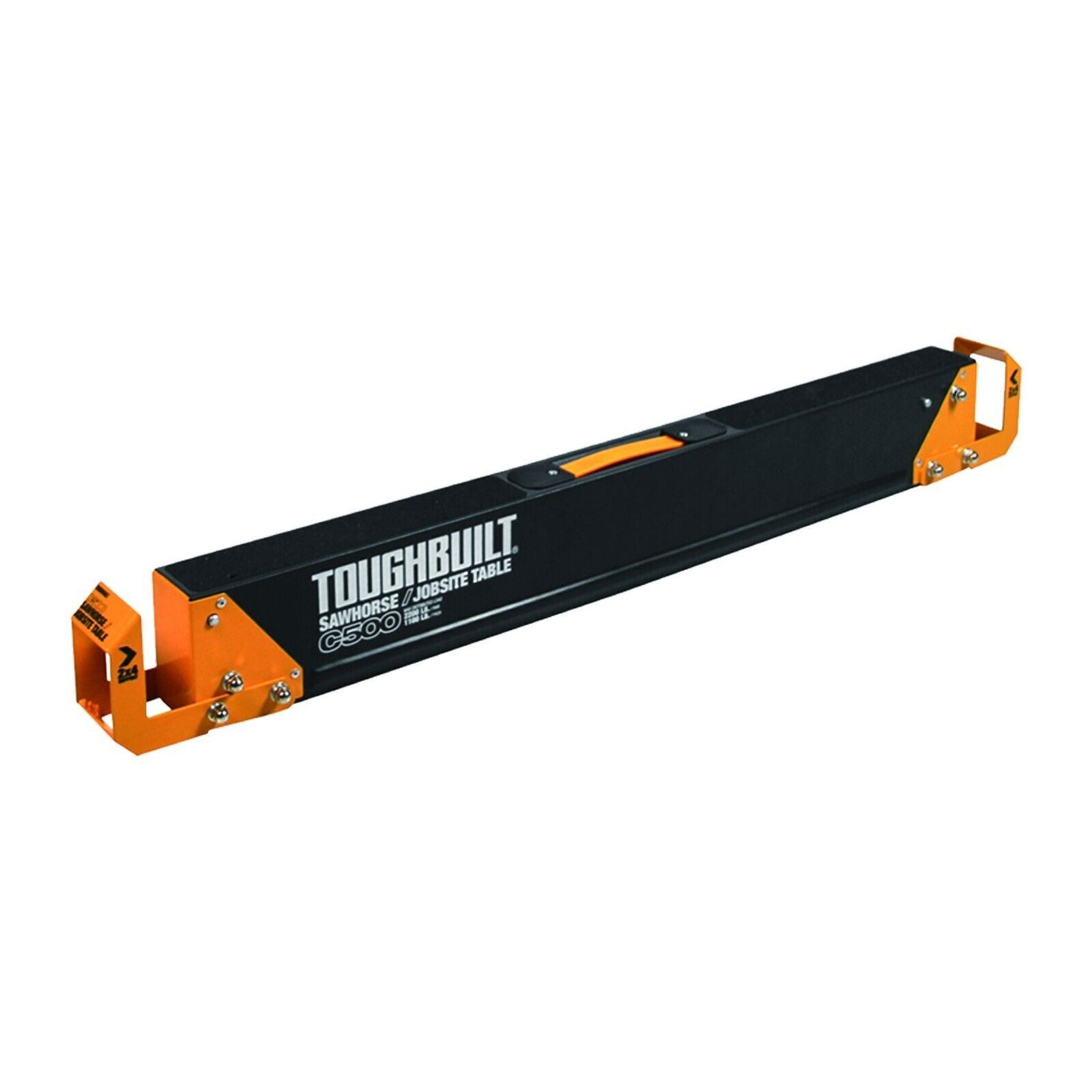 2 PACK TOUGHBUILT™ Heavy Duty Steel 1000kg Folding Sawhorse Saw Horse ...