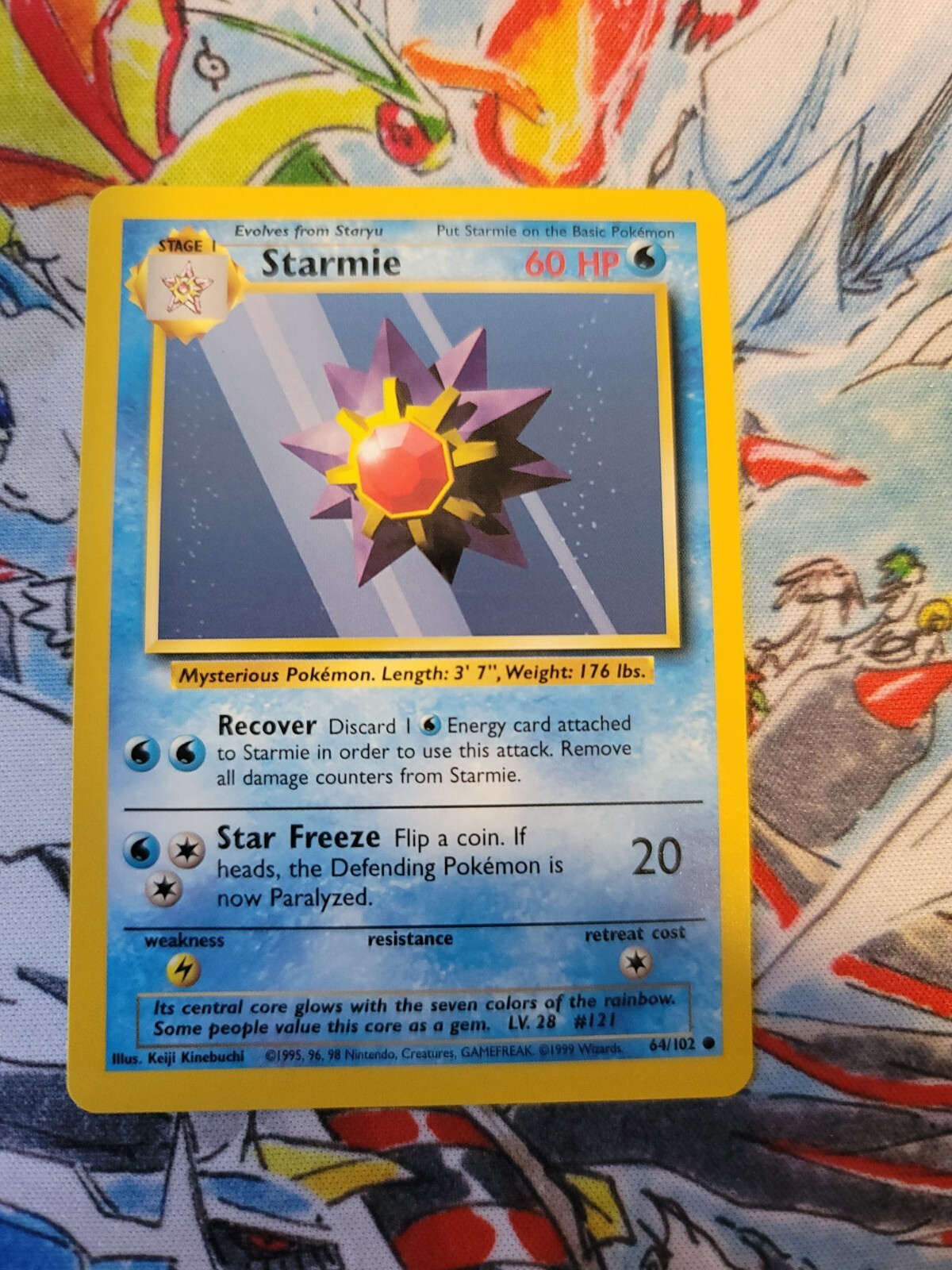 Pokemon Starmie Base Set 64/102 (Unlimited) NM Non-Holo Common Card | eBay