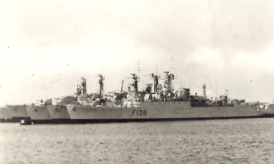 Ships In The Royal Dockyard, Portsmouth. HMS Tiger, F138 HMS Rapid (H32 ...