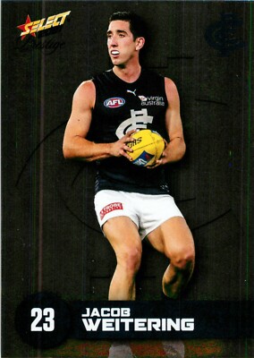 2021 CARLTON BLUES AFL Card JACOB WEITERING Footy Stars Prestige | eBay ...
