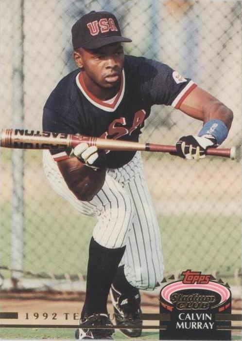 1992-93 Topps Stadium Club Jack Murphy Stadium - Calvin Murray #34 (RC ...