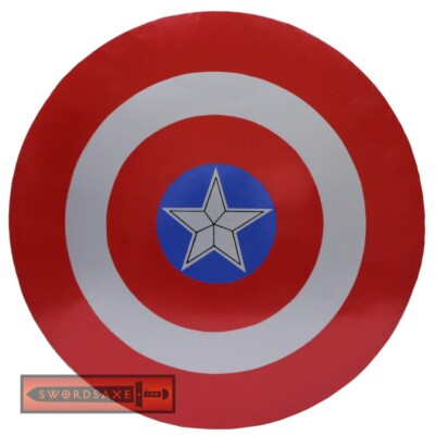Captain America Circular Medium Round Shield All Metal Replica Star ...