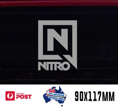 2x Nitro Snowboards Windshield Windscreen Laptop Sticker Decal 117mm ...