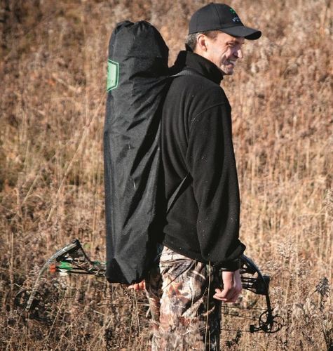 Ground Blind 2 Person Hunting w/ Full-Length Zippered Door, Poles ...