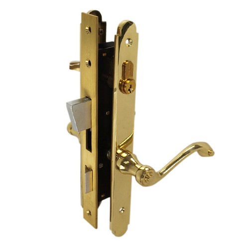 Marks Thinline 2750B Brass Left Hand Mortise Single Cylinder Entry ...