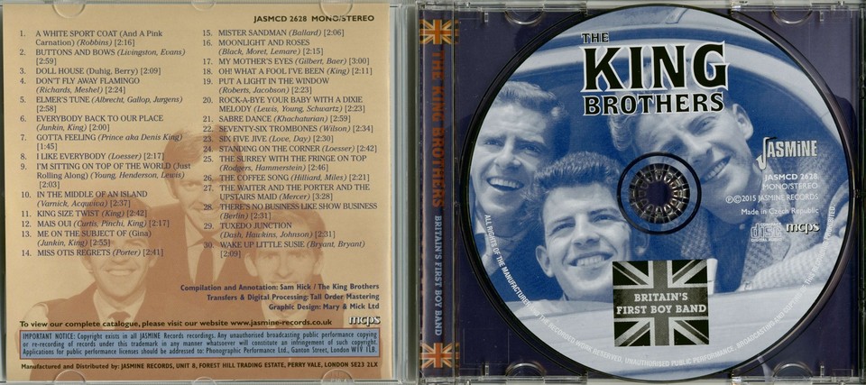 The King Brothers - Britain's First Boy Band - British R&R 604988262827 ...