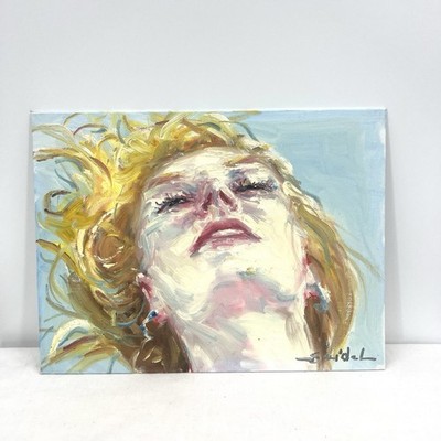 Original Artwork Study 9”x12” Oil Canvas Panel Blonde Tadeusz Seidel | eBay