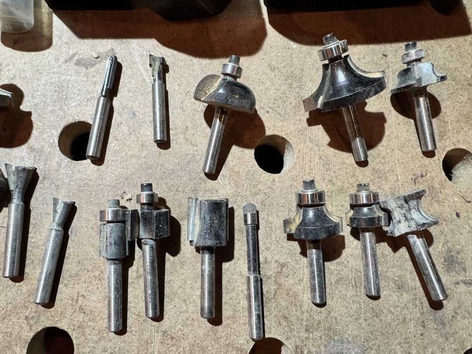 Router Bit Job Lot Trend and Axcalibre Various Size and Conditions See ...