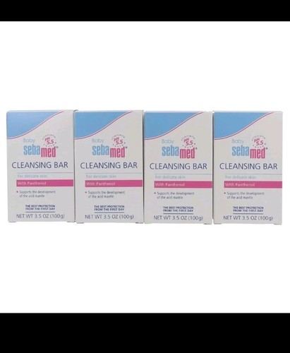 Sebamed Baby Cleansing Bar Soap - Mild Gentle for Delicate Skin - (100g) 4-Pack | eBay