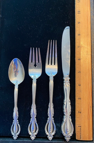 GRANDE REGENCY- INTERNATIONAL STERLING SET FOR 8 BY 4 TOTAL 32 PIECES ...