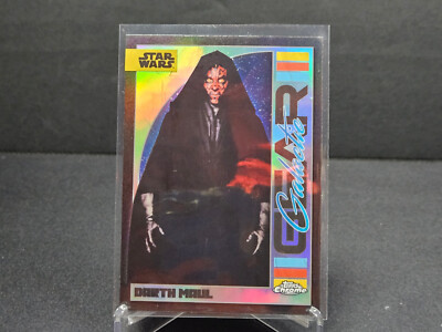 2024 Topps Chrome Star Wars DARTH MAUL GALACTIC GEAR #GG-8 | eBay