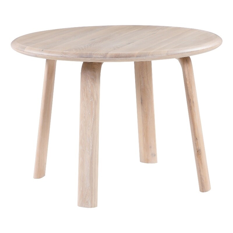 Moe's Home Collection Malibu Round Wood Dining Table in Natural | eBay