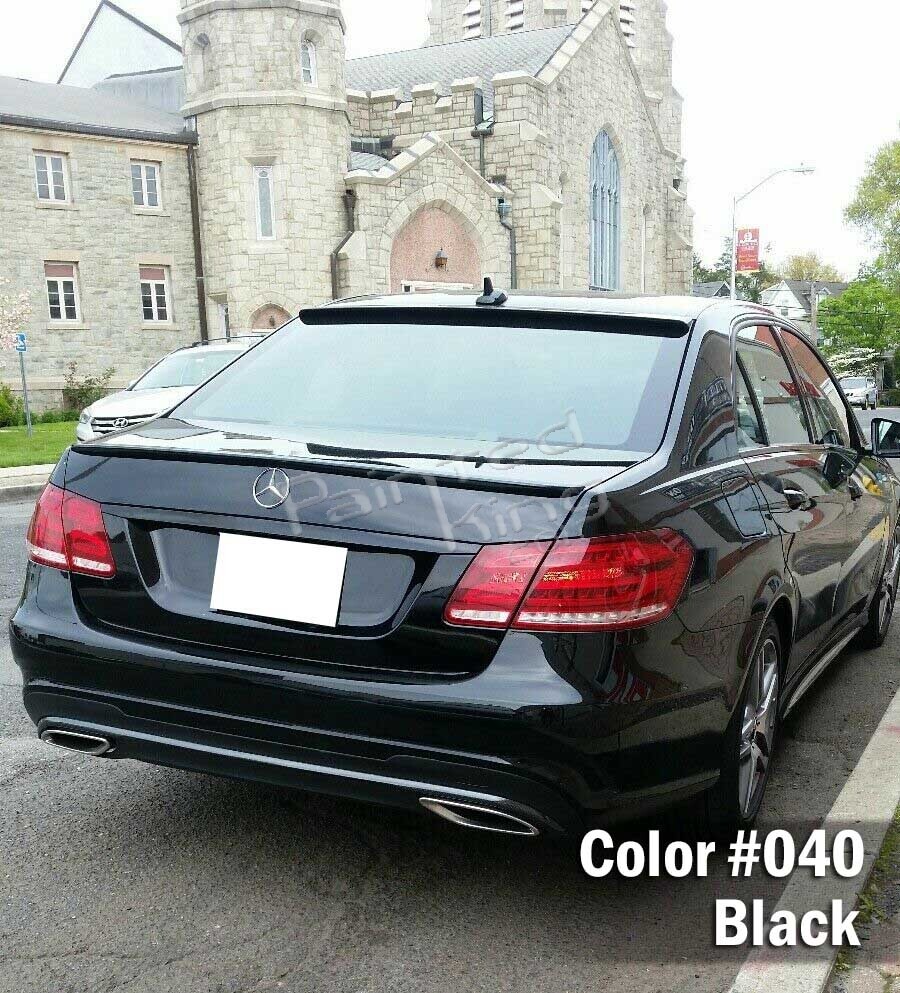 2010-2016 Painted Fits Mercedes BENZ 4DR W212 E-class Rear Roof Spoiler ...