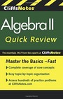 CLIFFSNOTES ALGEBRA II QUICK REVIEW, 2ND EDITION By David A Herzog ...