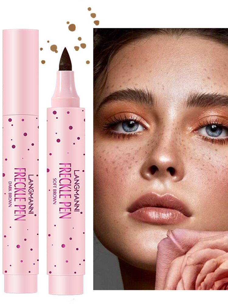 Faux Freckle Pen Stamp Waterproof 2 Colors Natural Soft Dot Sunkissed ...