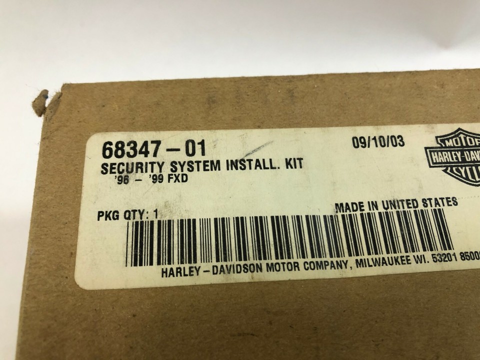 Harley NEW OEM Dyna 68347-01 security system installation kit | eBay