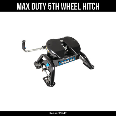 Reese M5 Fifth Wheel Hitch, Max Duty, 14K lbs, Single Hook, Below Bed ...