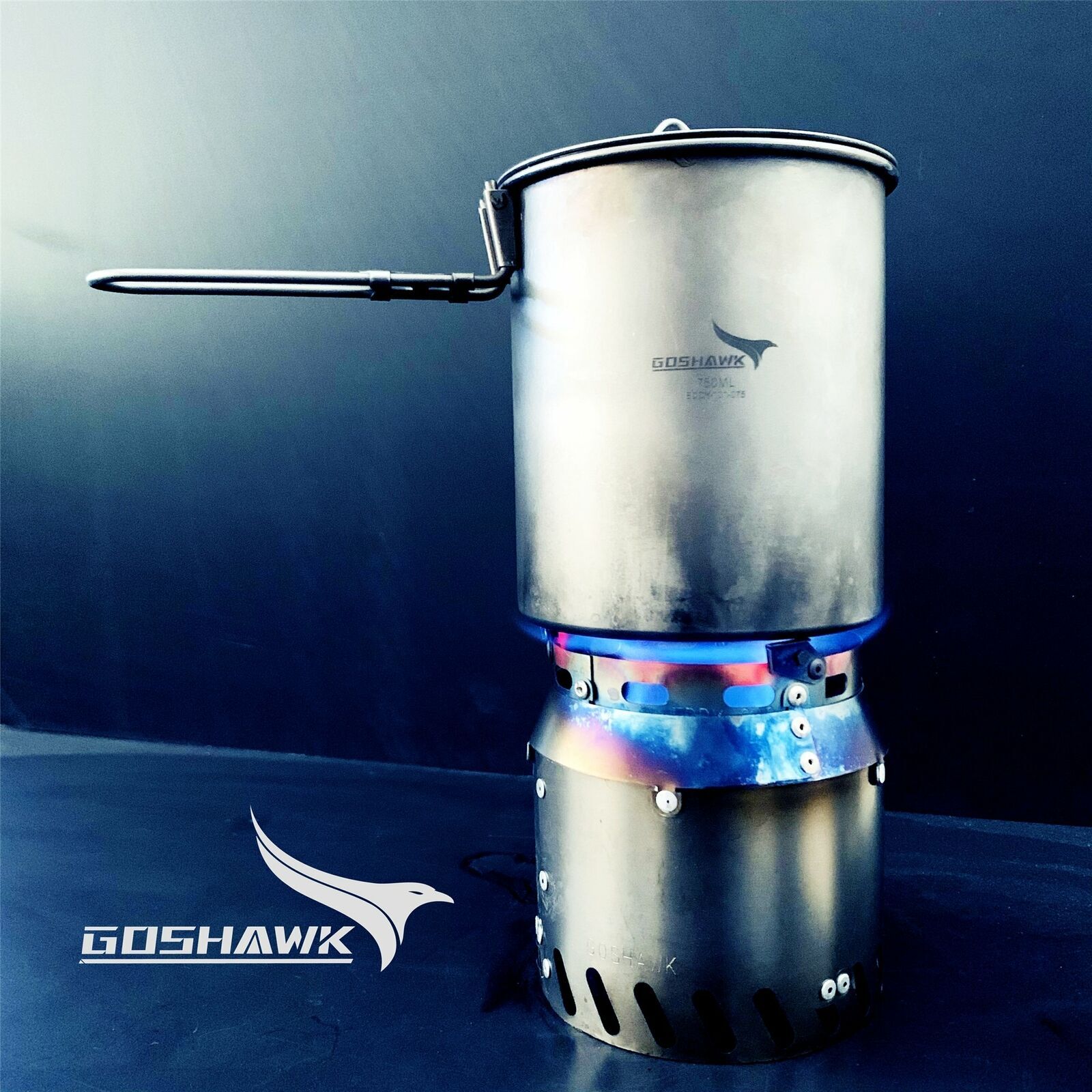 Titanium Wood Gasifier Stove Multi-fuel Spirit Burner Cooking System | eBay