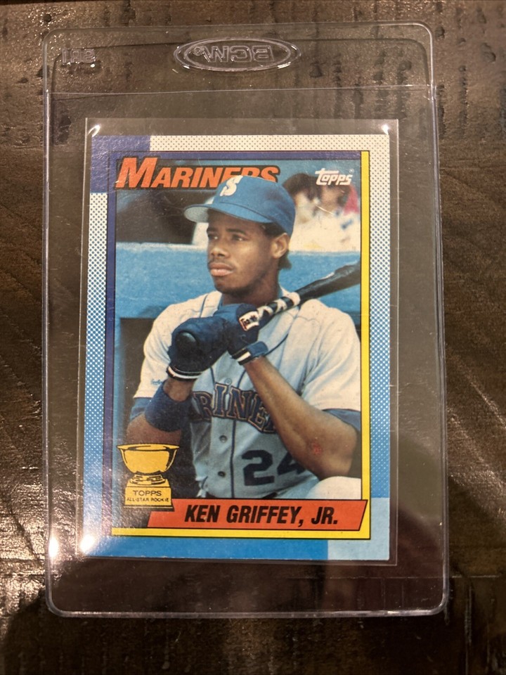 1990 Topps Ultra Rare KEN GRIFFEY JR All-Star Rookie #336 Bloody Scar ...