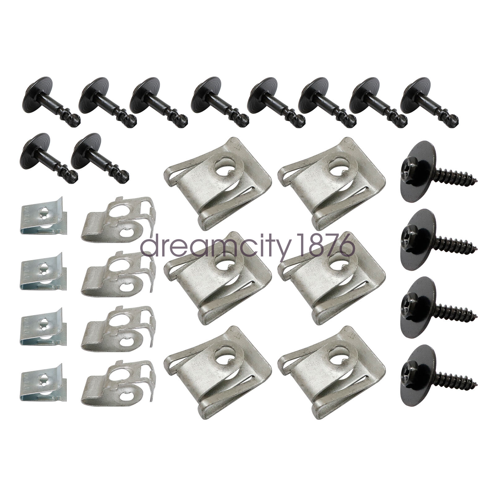 For AUDI A4 A5 A6 A7 Q5 Engine splash guard mounting kit screw 28pcs US ...