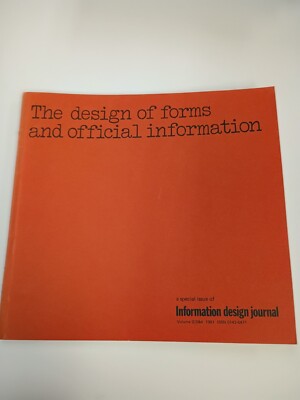 Information Design Journal - Graphic Design - Design of forms ...