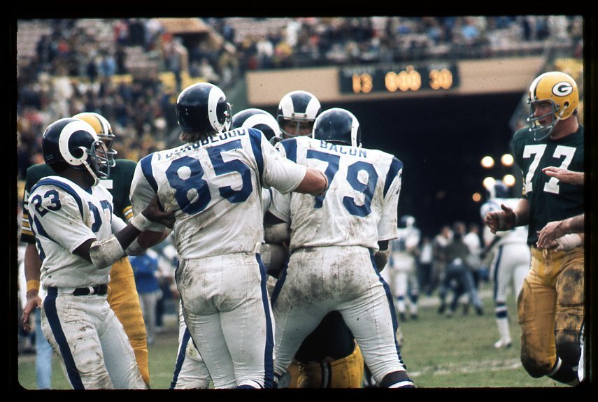JACK YOUNGBLOOD COY BACON BENNY CUNNINGHAM LOS ANGELES RAMS SLIDE 3 | eBay
