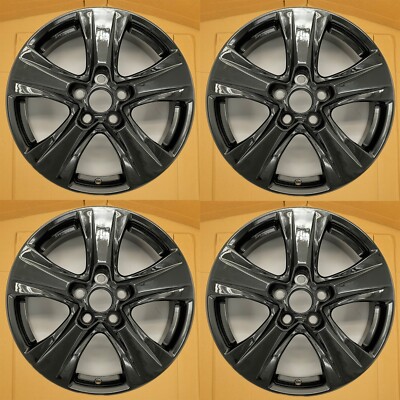 For Toyota RAV4 OEM Design Wheel 17” 17x7 2019-2024 GLOSS BLACK 4 PCS ...