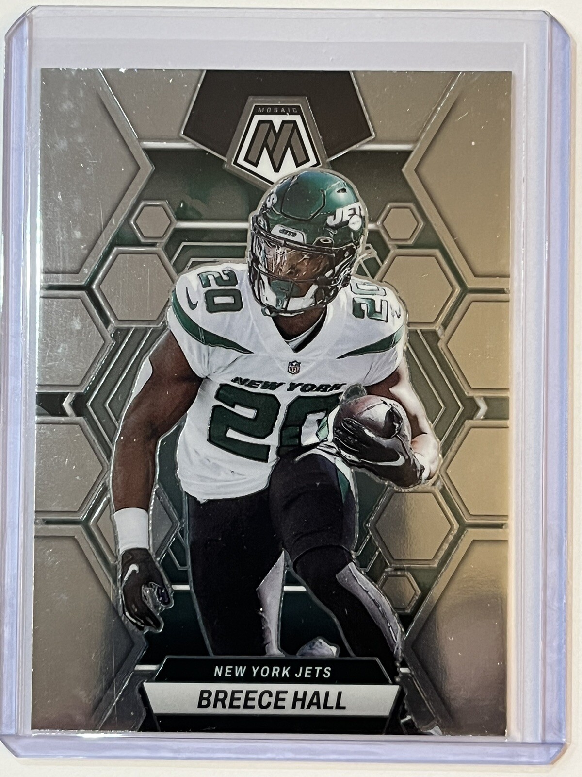 2023 Panini Mosaic Breece Hall Football Card #74 NM/Mint | eBay