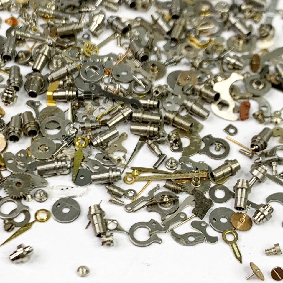 10 Grams Tiny Watch Parts Steampunk Screws Gear Nail Art Watchmaker Lot ...
