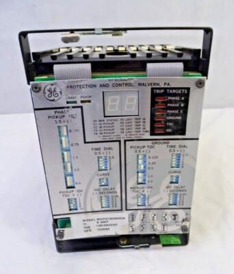GE MDP Digital Time Overcurrent Relay GE MDP31300000DA, For Parts ...