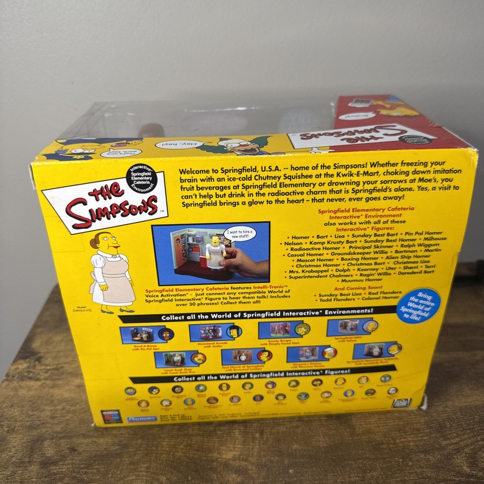 The Simpsons Springfield Elementary Cafeteria Lunch Lady Doris WOS NEW ...