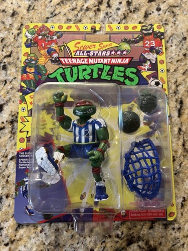 TMNT Ninja Turtles Sewer Sports Shell Kickin Raph 40th Anniversary NEW ...