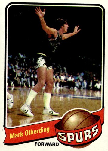 1979-80 Topps #98 Mark Olberding San Antonio Spurs NR-MINT PACK FRESH ...