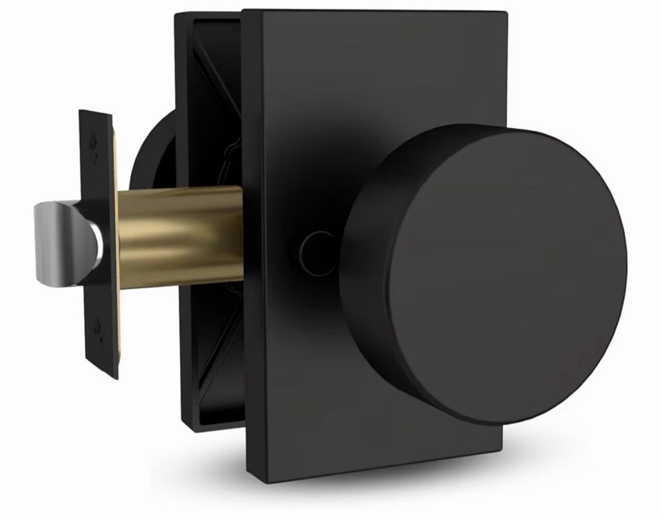 3/SETS Mega Handles Laura Privacy Door Knobs Matte Black New In Box | eBay