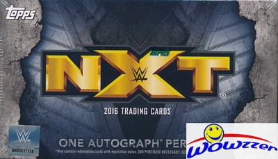 2016 Topps WWE Wrestling NXT EXCLUSIVE Factory Sealed Box with ...