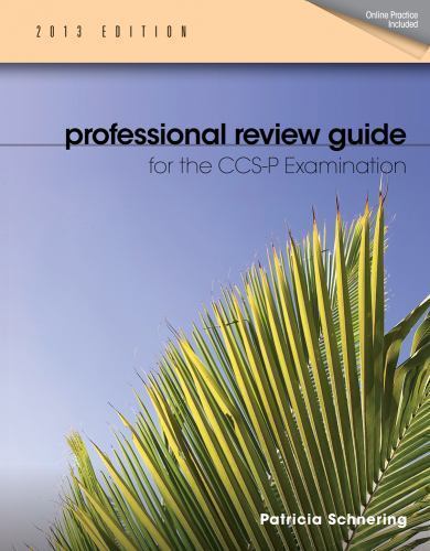 Professional Review Guide for CCS-P Exam 2013 by Schnering (2013, Trade ...