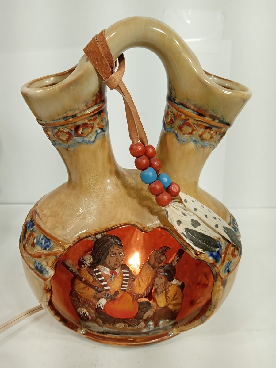 Native American Pottery Lamps