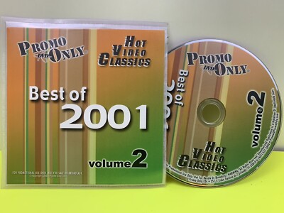 🔥 Promo Only DVD Hot Music Video Classics Best of 2001 Vol 2 Britney ...