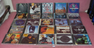 Lot of 25 Vintage Hip Hop Rap CDs_LL Cool J_DR. Dre_2Pac_R. Kelly ...