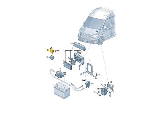 NEW VOLKSWAGEN CRAFTER SZ SPARK GLOW CONTROL UNIT RELAY 04L907281B ...