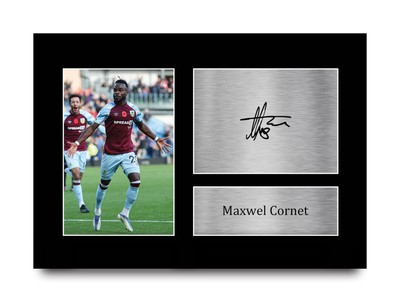 Maxwell Cornet Burnley Gift Ideas Printed Autograph Picture for ...