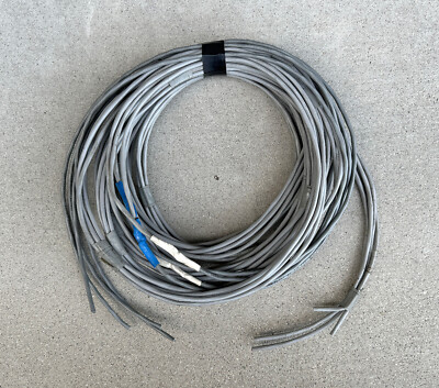 4 Pair X 22' West Penn 292 Project Cable 2 Conductor Shielded w Drain ...