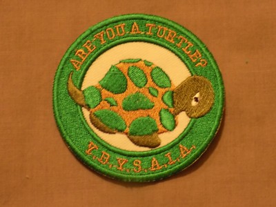 Masonic 3" Patch Iron Sew On Turtle YBYSAIA Green Freemason Fraternity ...