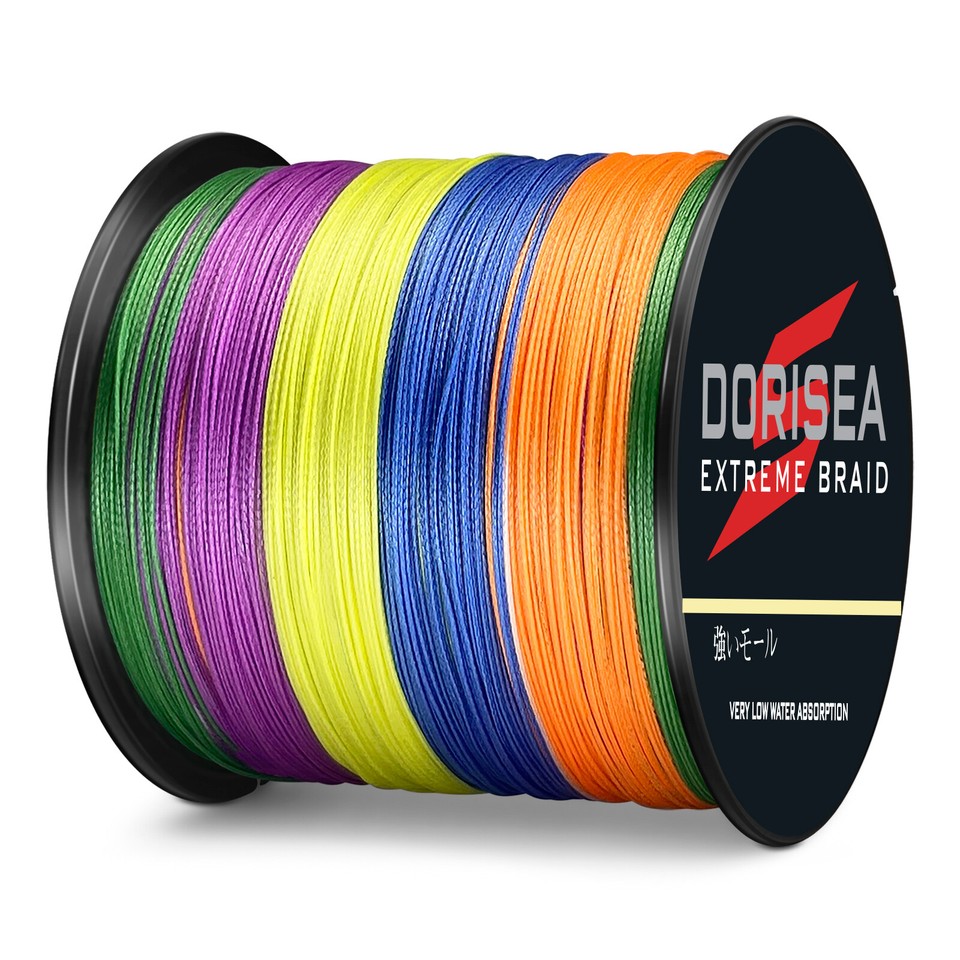 Dorisea 100M-2000M Multicolor Extreme Dynema Braided Fishing Line 10LB-300LB USA | eBay